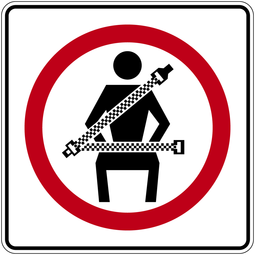 SR-34 USO OBLIGATORIO DE CINTURÓN DE SEGURIDAD - Safetysignal
